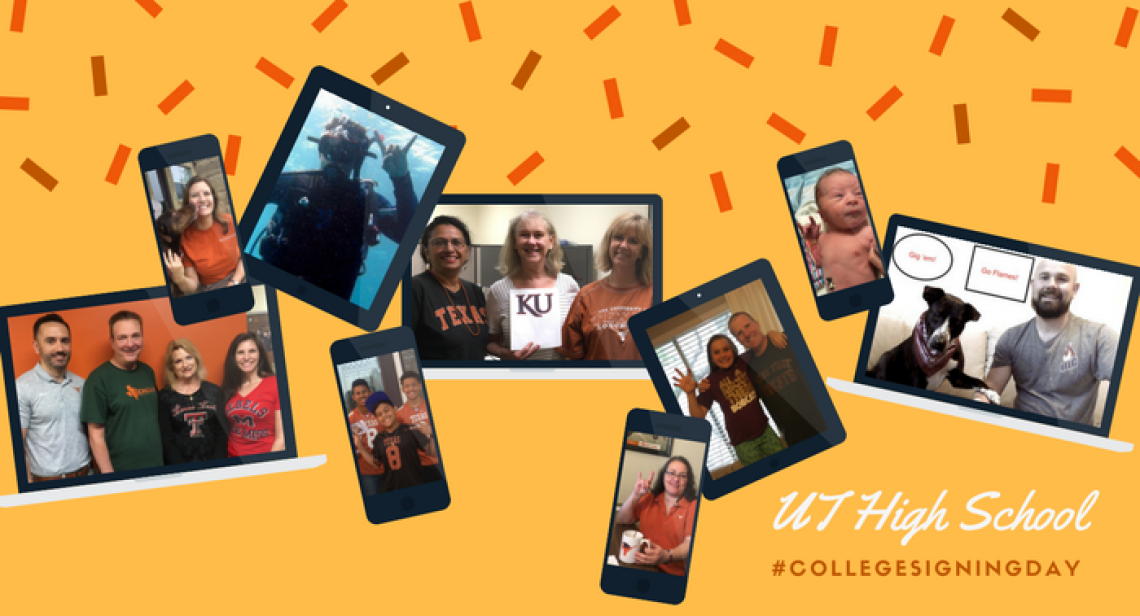 UTHS celebrates #CollegeSigningDay | UT High School
