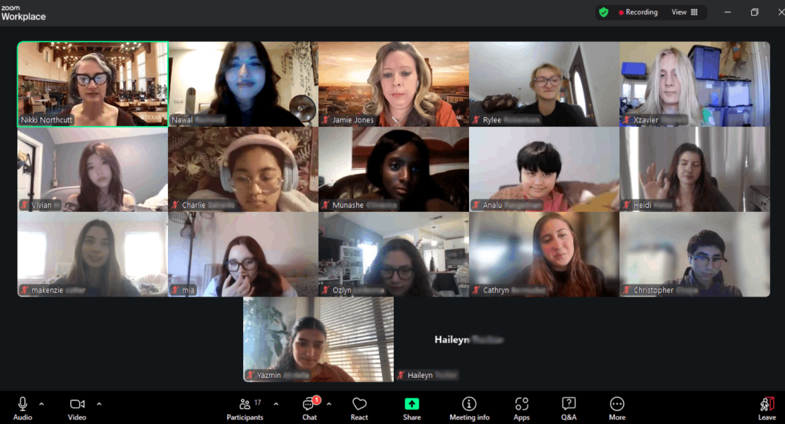 UTHS Student Council Bridges the Virtual Divide | UT High School